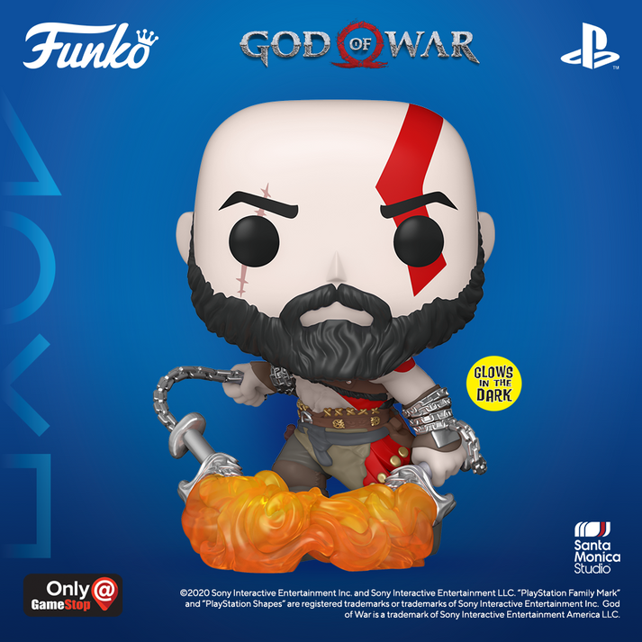 GOD OF WAR - KRATOS WITH BLADE OF CHAOS – Funko Pop Bahrain